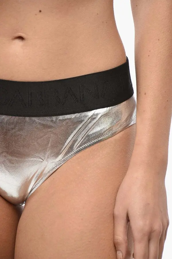 Dolce & Gabbana Metallic-effect Bikini