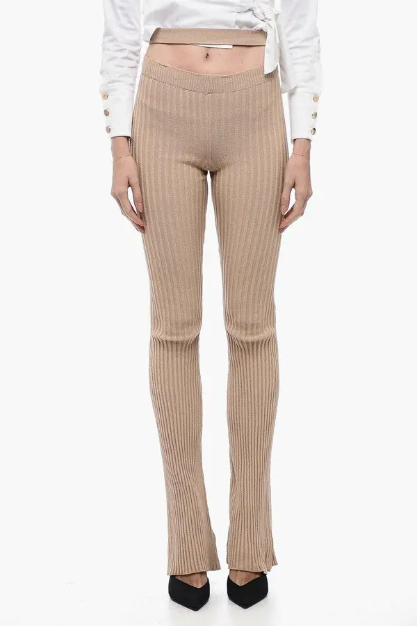 ANDREĀDAMO Cut-out Flared Pants