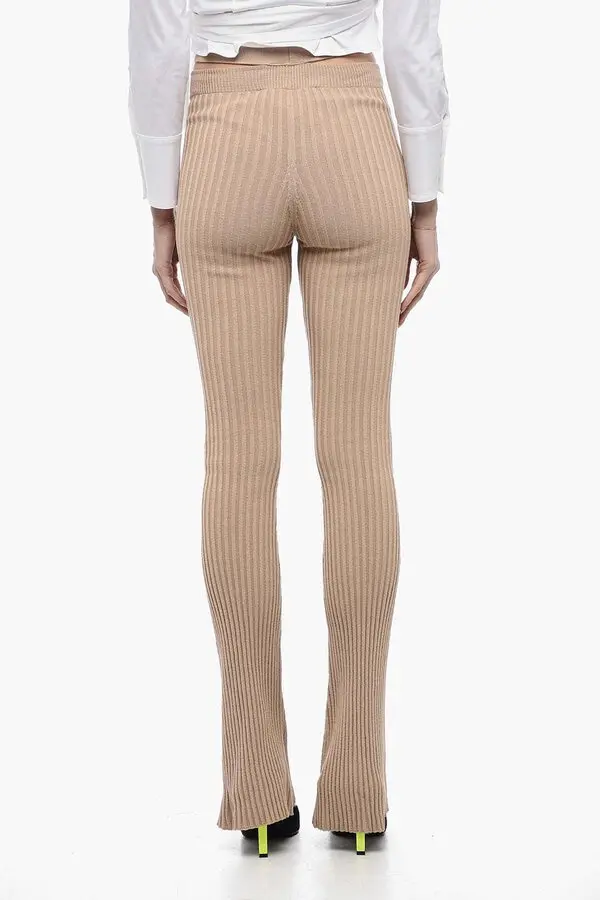 ANDREĀDAMO Cut-out Flared Pants