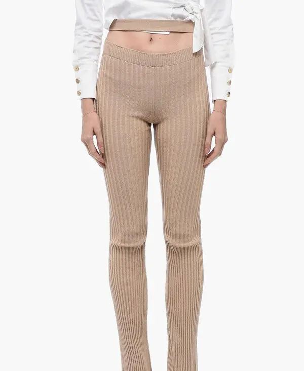 ANDREĀDAMO Cut-out Flared Pants