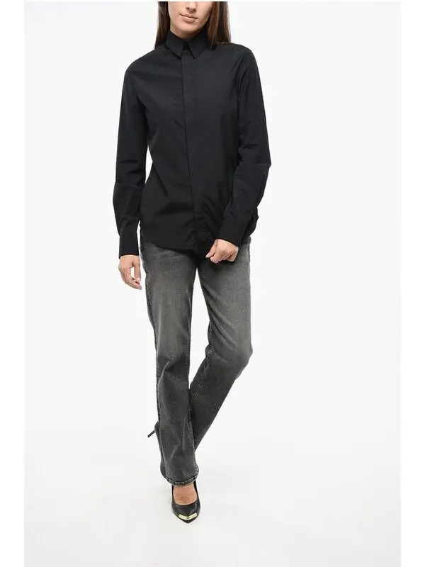 Wardrobe.NYC Hidden-placket Shirt