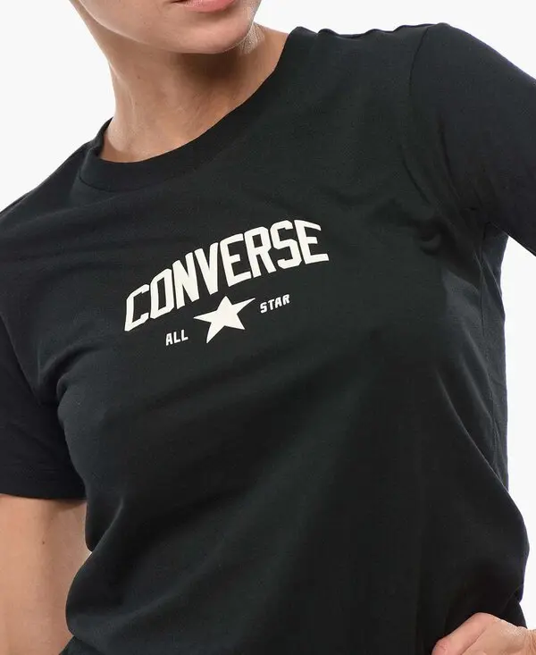 CONVERSE Logo-print Slim-fit T-shirt