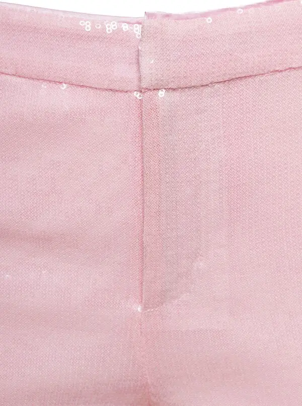 ROTATE BY BIRGER CHRISTENSEN Sequined Bootcut Pants