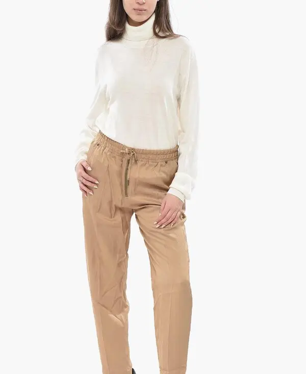 True Royal Stella Elastic-waist Pants