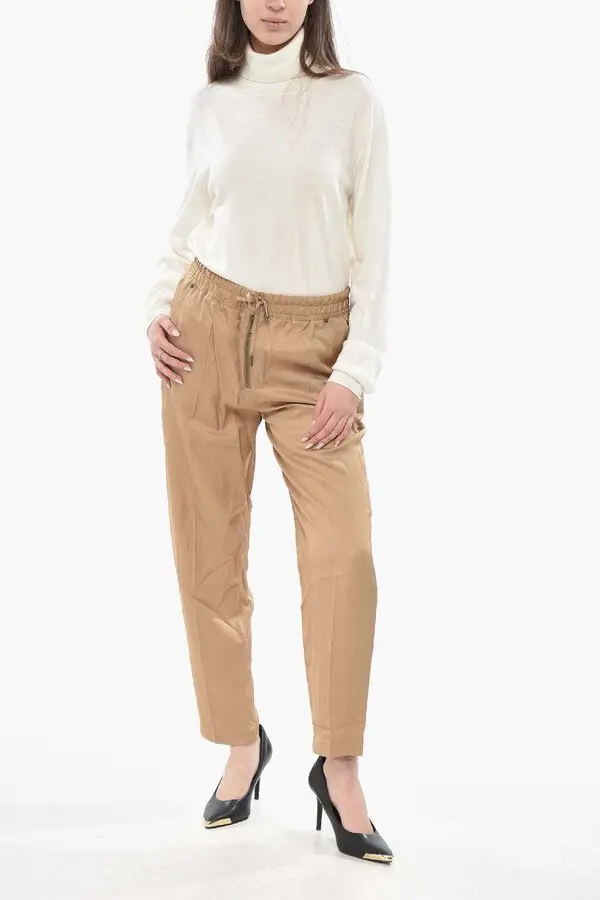 True Royal Stella Elastic-waist Pants