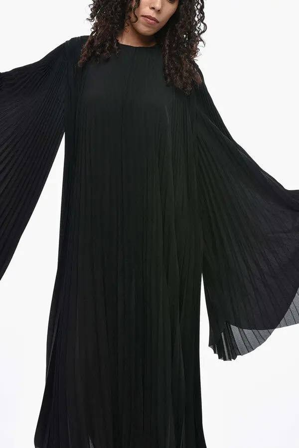 Balenciaga Pleated Caftan Dress