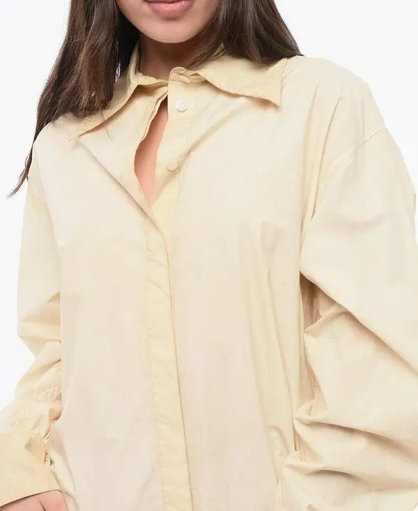 QUIRA Oversized Hidden Placket Shirt