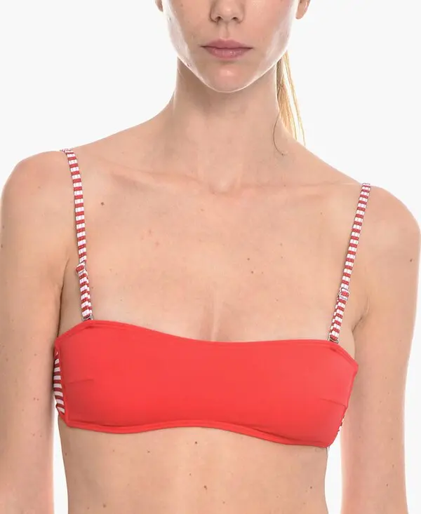 DIESEL® Striped-strap Bikini Top