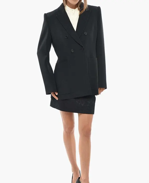 Chloé Double-breasted Peak-lapel Jacket