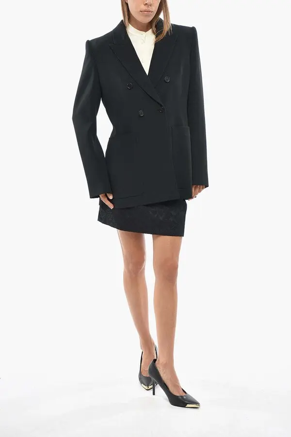 Chloé Double-breasted Peak-lapel Jacket