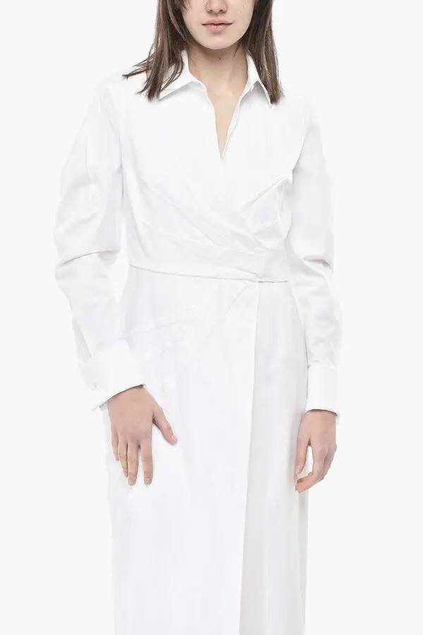 Max Mara Balzac Wrap Shirt Dress