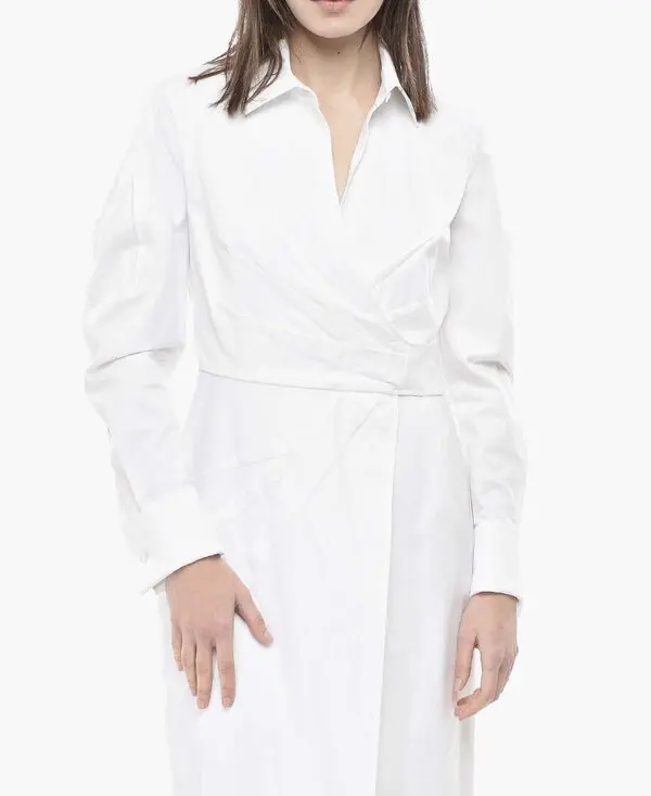 Max Mara Balzac Wrap Shirt Dress