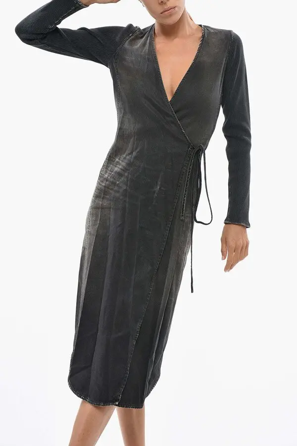 DIESEL® Midi Wrap Dress