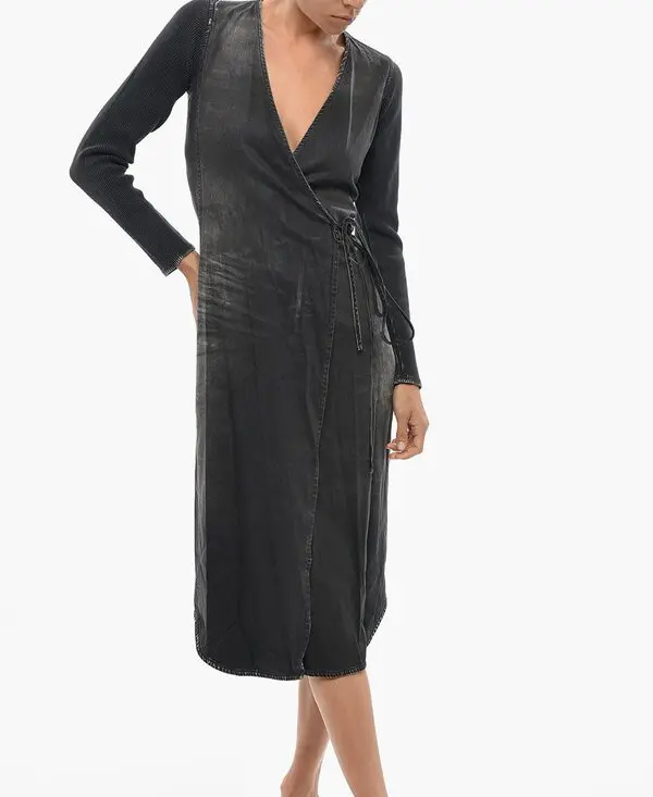 DIESEL® Midi Wrap Dress