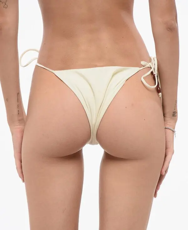 Magda Butrym Side-tie Bikini Bottom With Decorative Beads