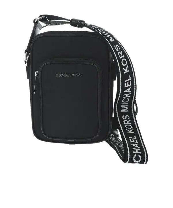 Michael Kors Logo Zip-closure Crossbody Bag - Black