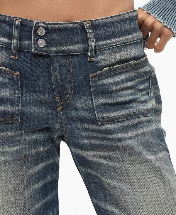 DIESEL® D-hush Low-rise Bootcut Jeans