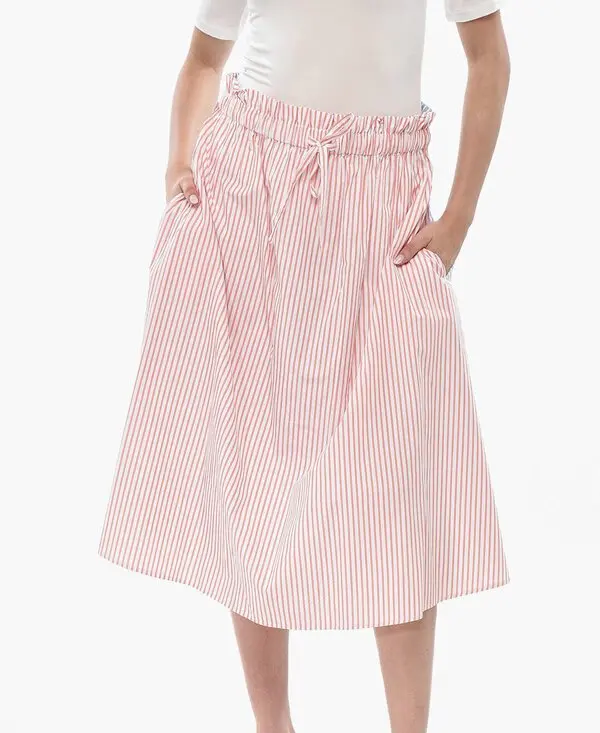 Woolrich Striped Midi Skirt