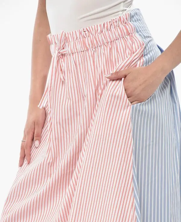 Woolrich Striped Midi Skirt