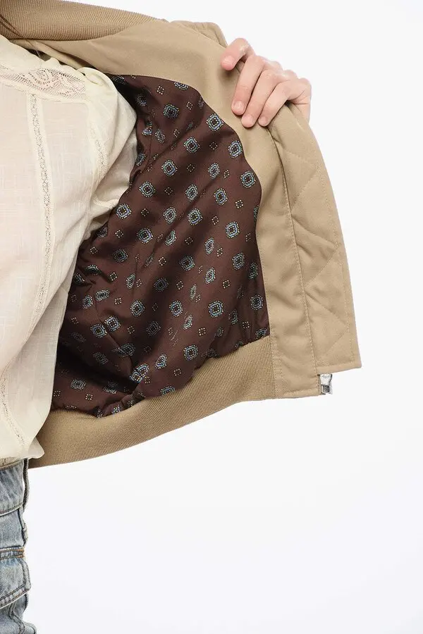 Moschino Cropped Two-pocket Bomber Jacket