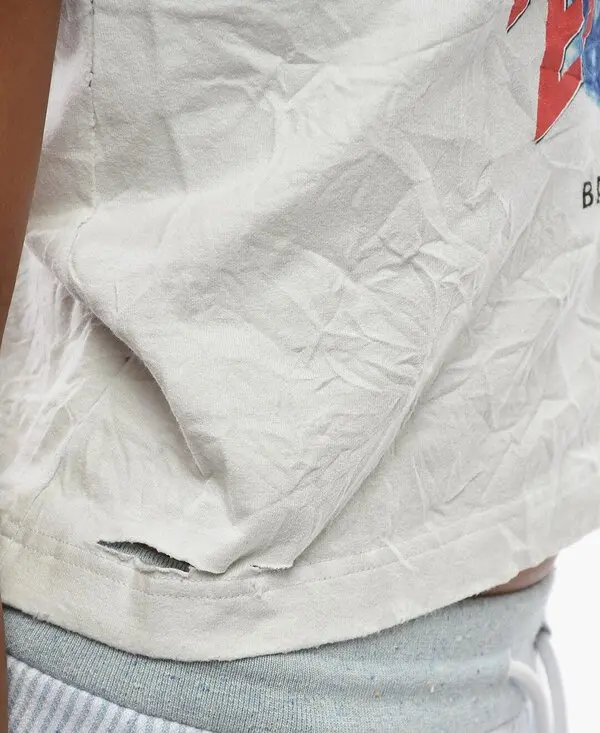 Balenciaga Cropped-fit Crewneck T-shirt