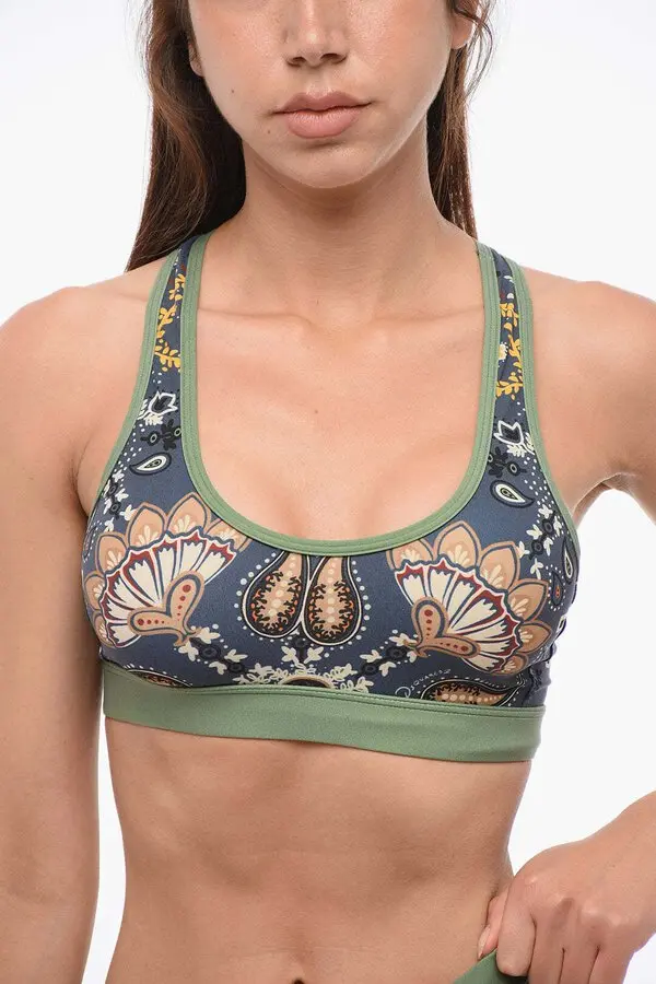 Dsquared2 Bandana-print Sports Top