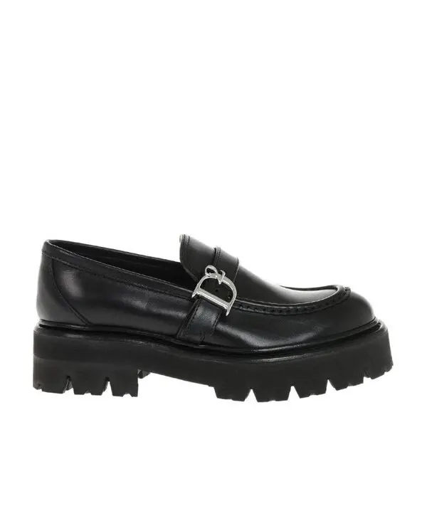Dsquared2 Monogram-detail Flat Loafers