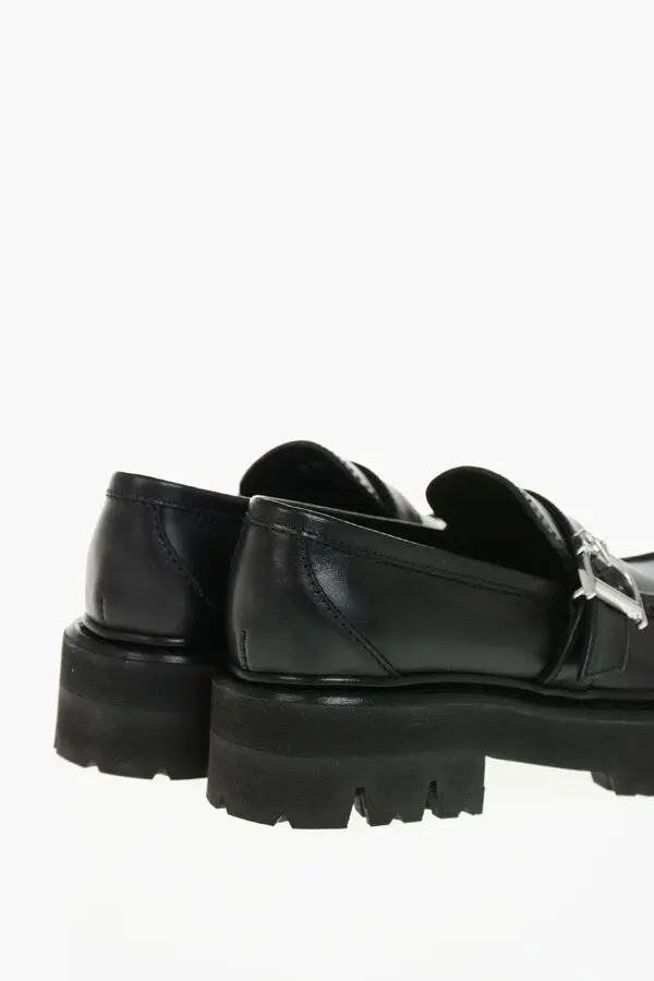 Dsquared2 Monogram-detail Flat Loafers
