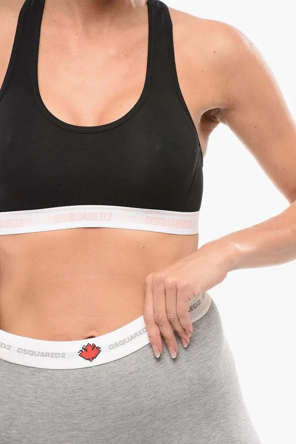 Dsquared2 Logo-waistband Sports Bra