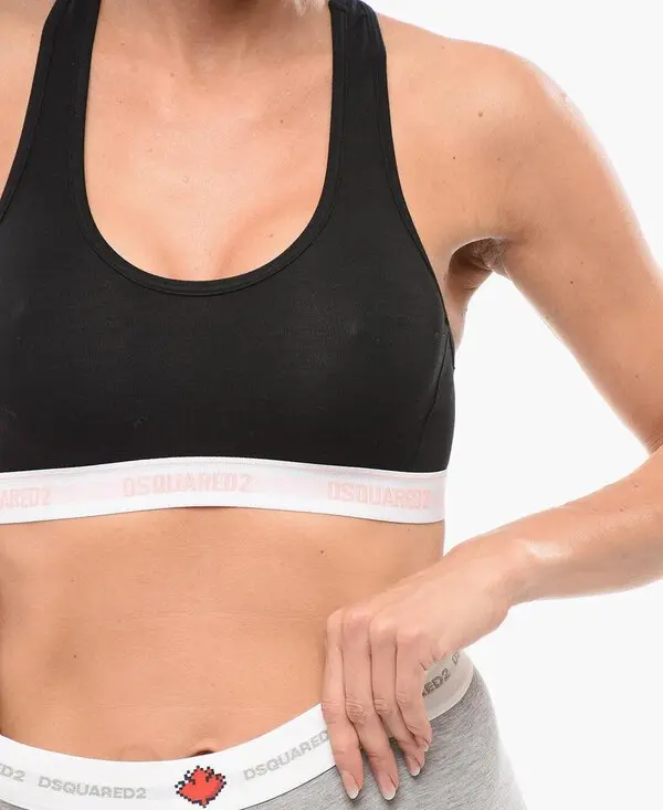 Dsquared2 Logo-waistband Sports Bra