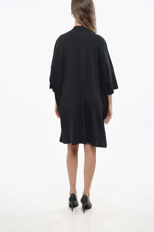 Moschino Oversized Beaded T-shirt Dress