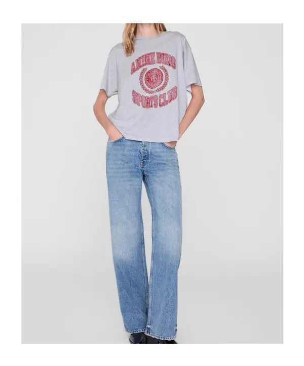 ANINE BING Short-sleeve Oversized-fit T-shirt