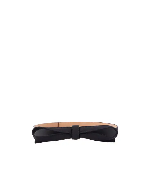 Carolina Herrera Ribbon-detailed Silk-faille Belt - Black
