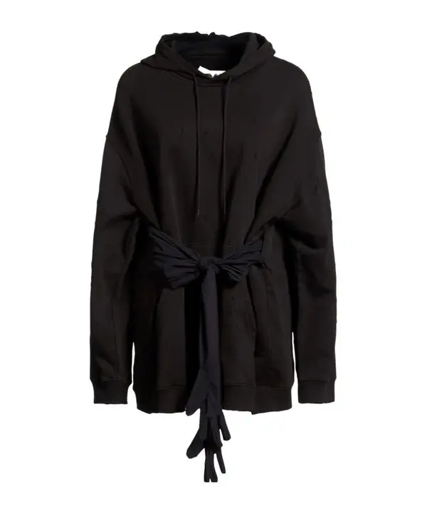MAISON MARGIELA Solid-color Hooded Sweatshirt