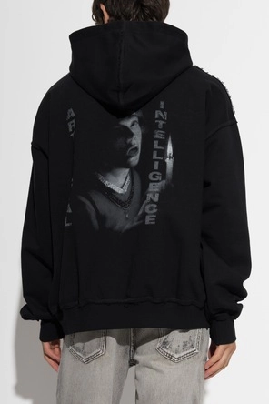 MISBHV Raw Edge Hooded Sweatshirt