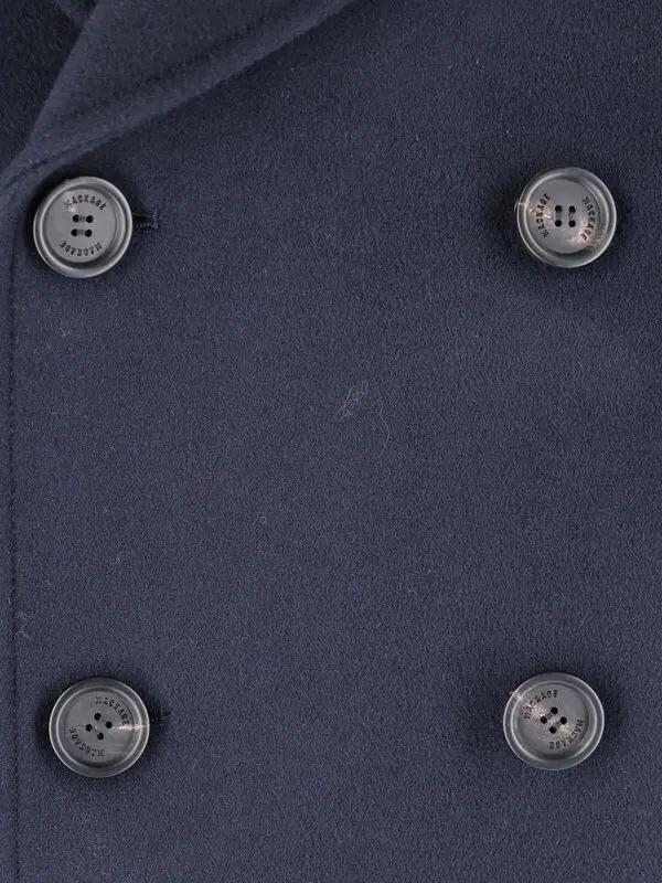 Mackage Shearling-collar Double-breasted Coat