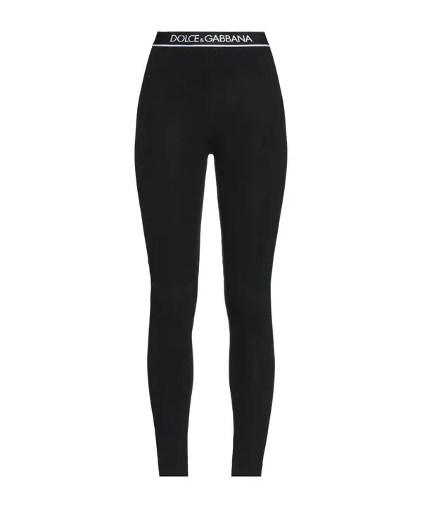 Dolce & Gabbana Jersey Leggings - Black