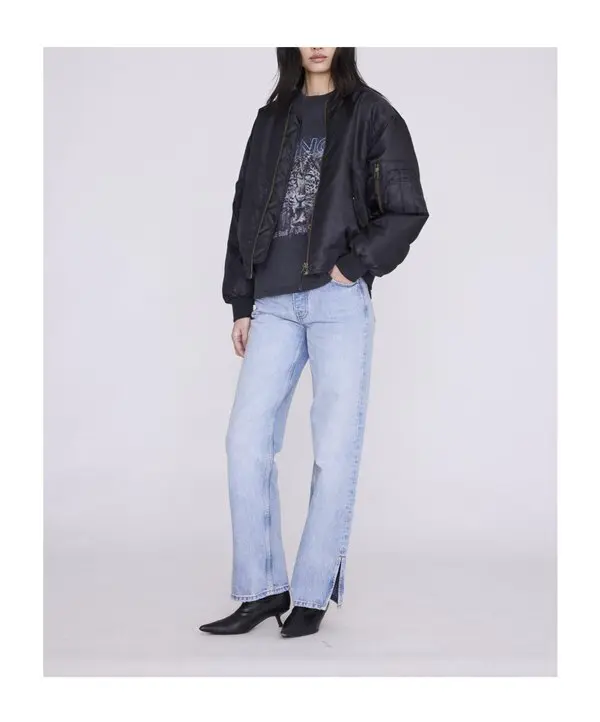 ANINE BING Crew-neck Oversized-fit T-shirt
