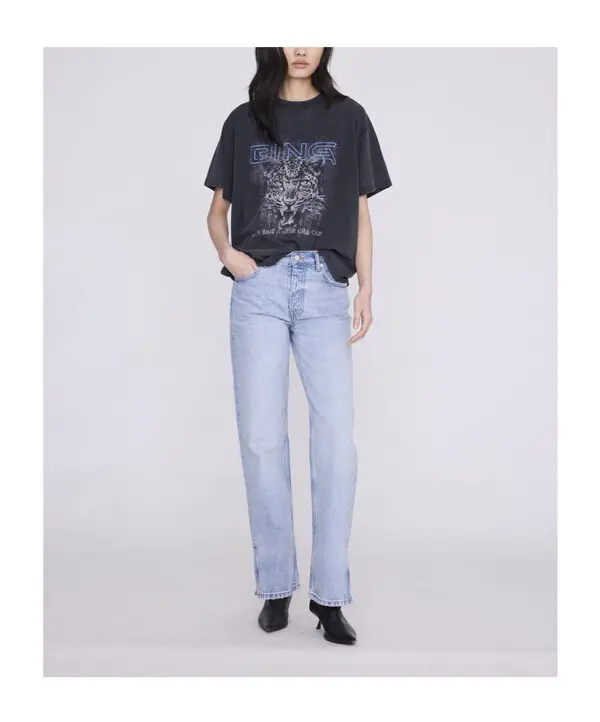 ANINE BING Crew-neck Oversized-fit T-shirt