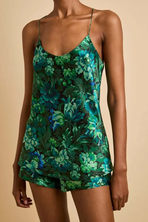 Olivia Von Halle Bella Eden Floral Camisole Set