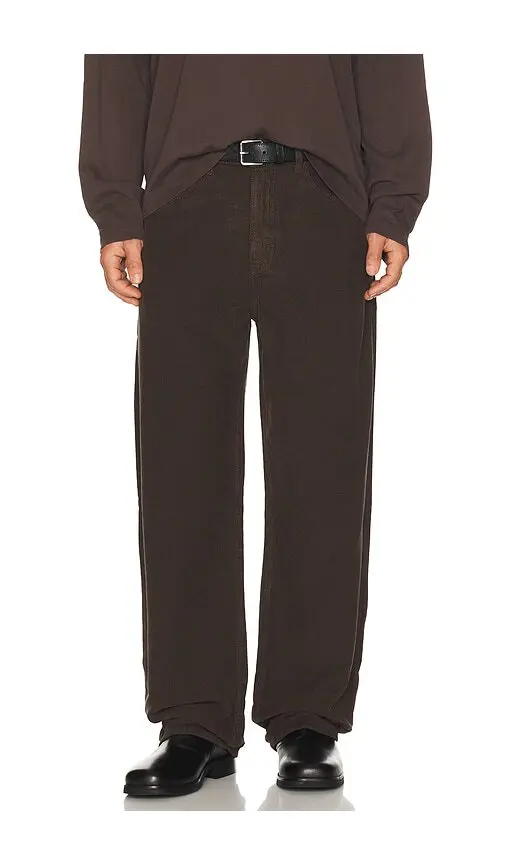 FRAME Baggy Corduroy Jean In Brown