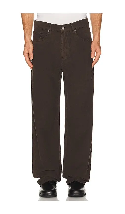 FRAME Baggy Corduroy Jean In Brown