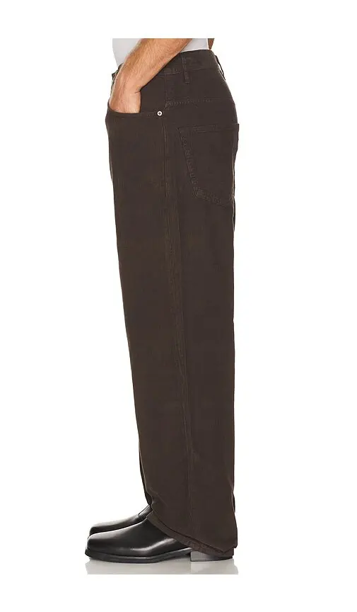 FRAME Baggy Corduroy Jean In Brown