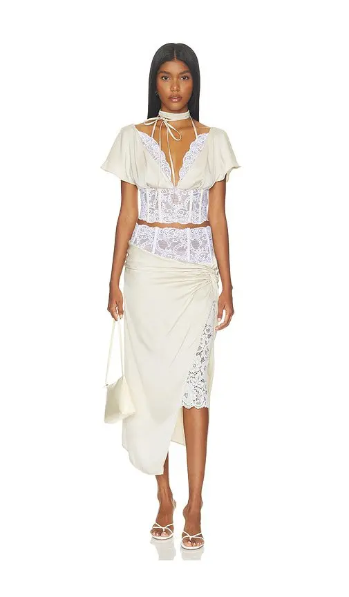 ANIYE RECORDS Juno Top In Cream