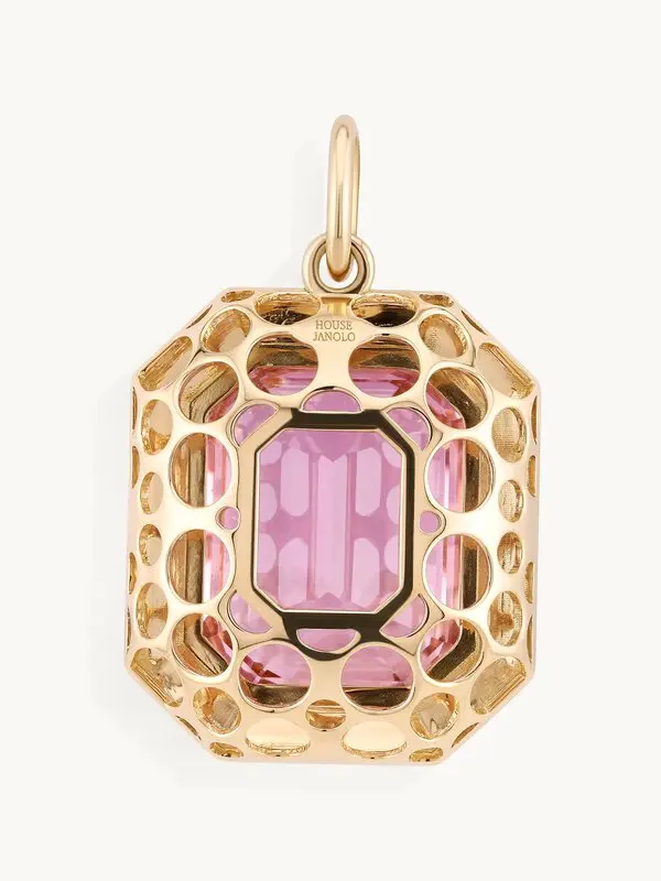 HOUSE JANOLO The Kunzite Orchid Pendant