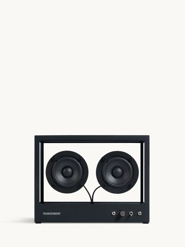 TRANSPARENT Small Speaker - Black