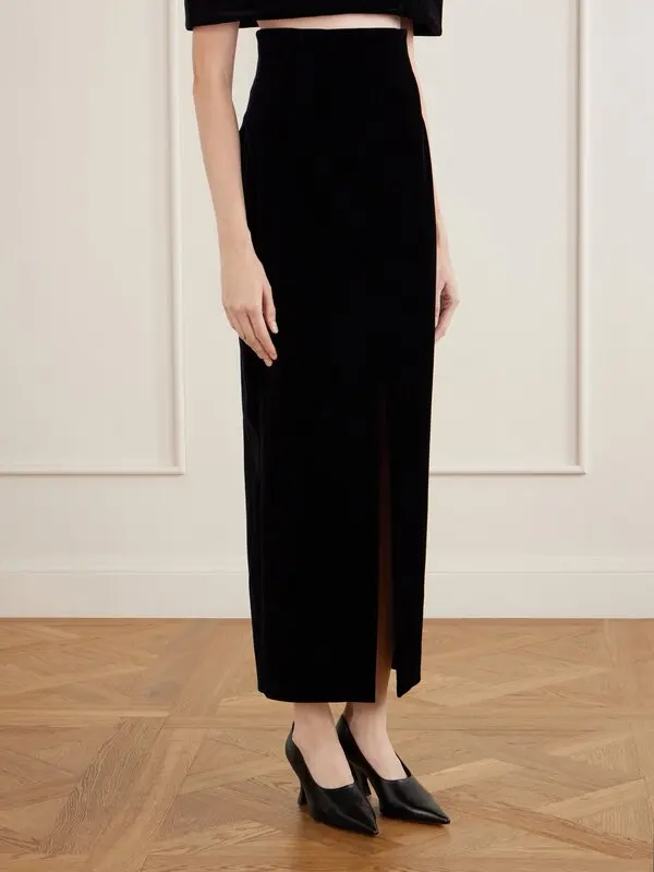 Khaite Lachlan Midi Skirt