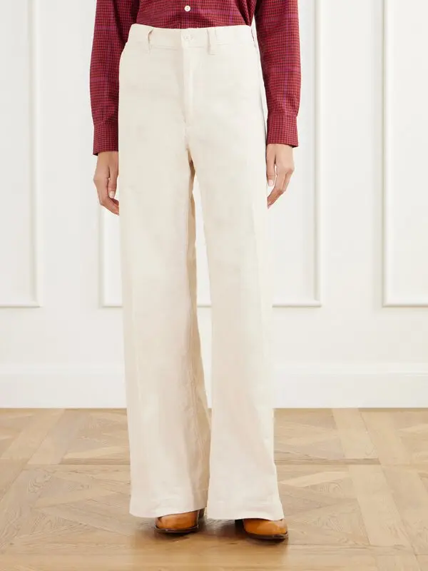 Polo Ralph Lauren Cotton-blend Corduroy Flared Pants