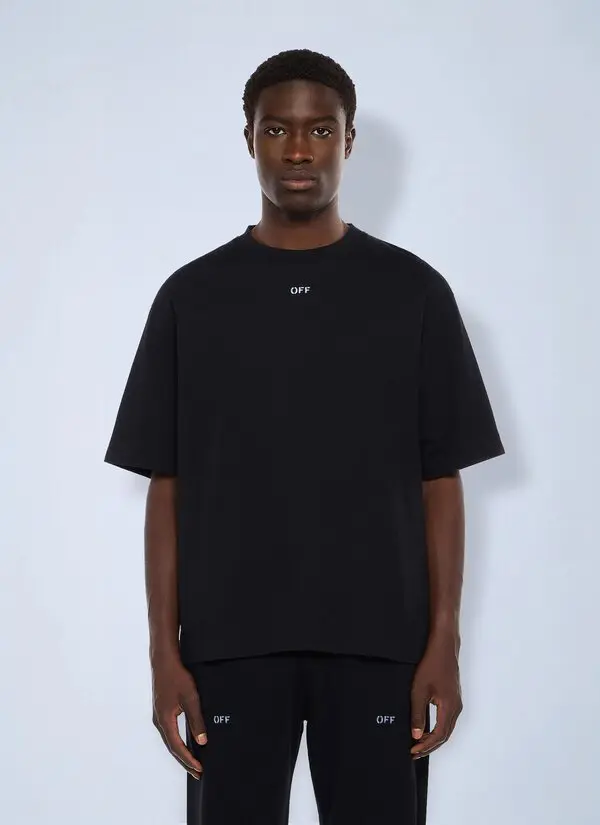 Off-White Stencil Arrow Skate Logo T-shirt - Black