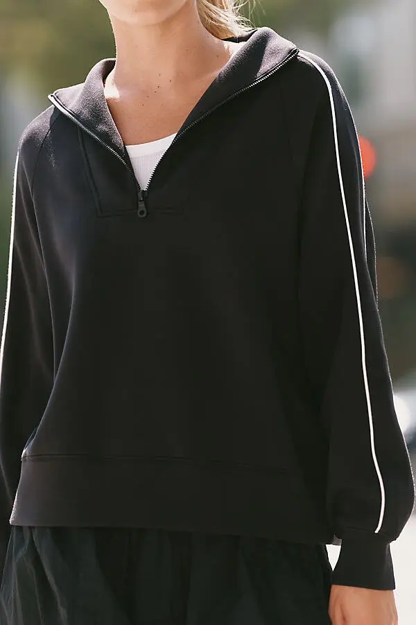 Beach Riot Mara Half-zip Sweatshirt